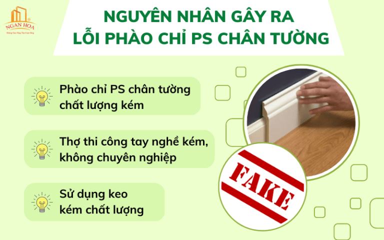 5 Điều Cần Lưu ý để Tránh Lỗi Thi Công Phào Chỉ PS Chân Tường